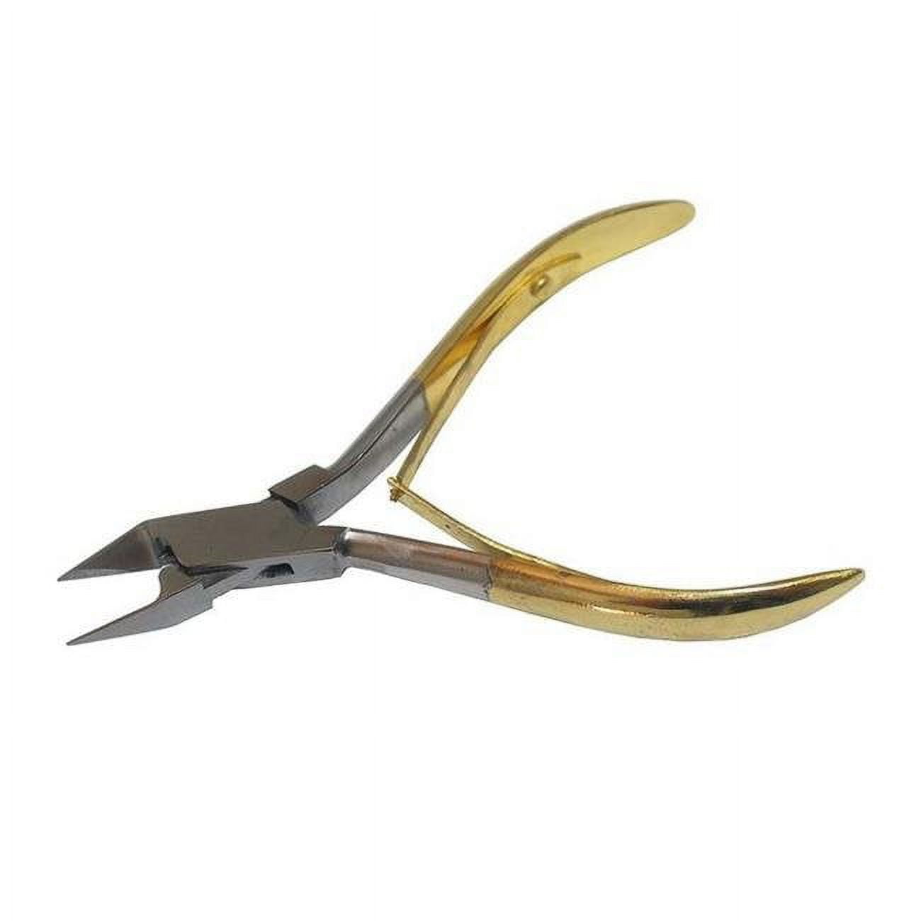 873-G Gold Cuticle Manicure Care Cutter Nippers Clipper Stainless Steel ...