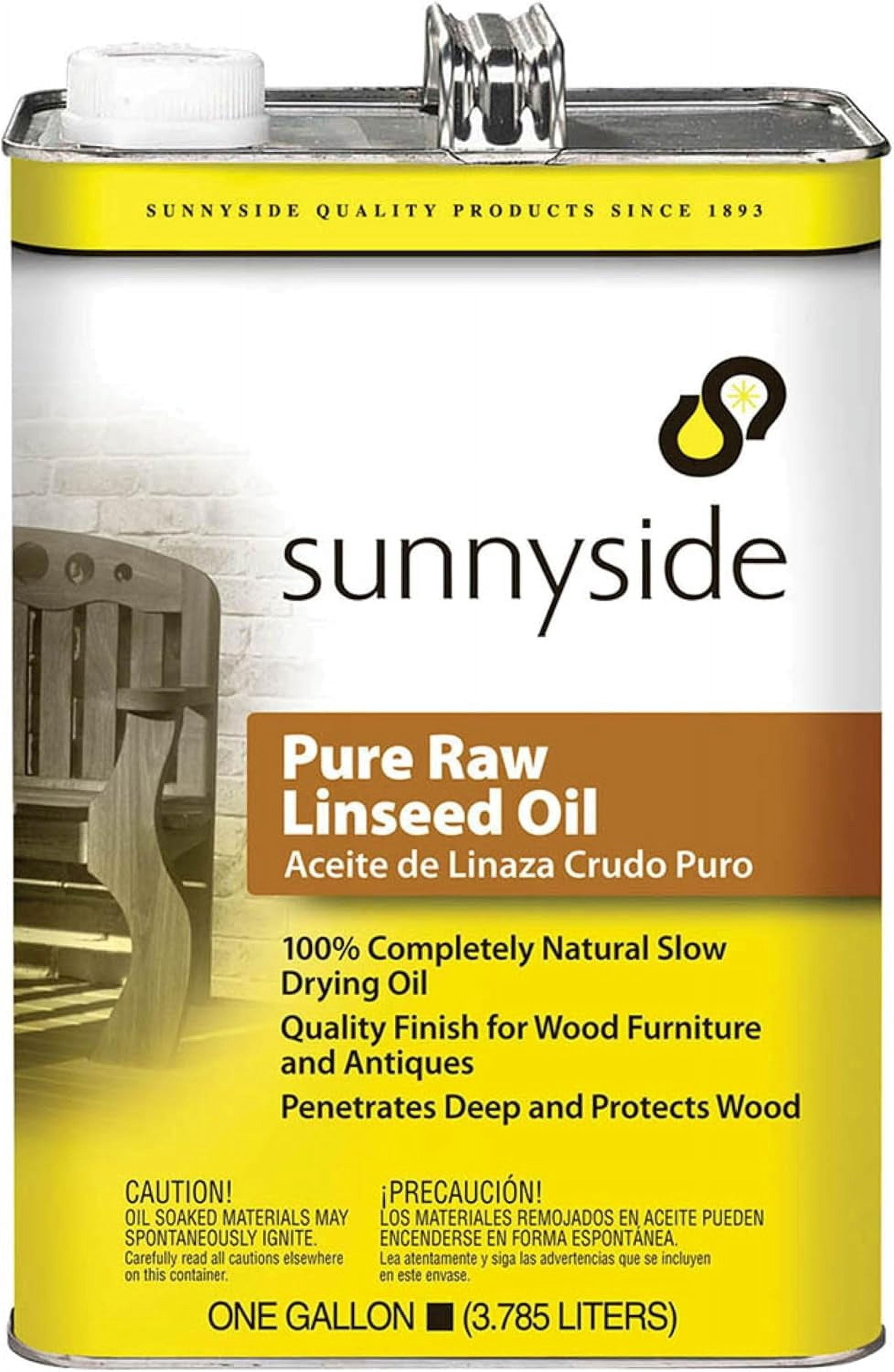 873G1 Pure Raw Linseed Oil, Gallon - Walmart.com