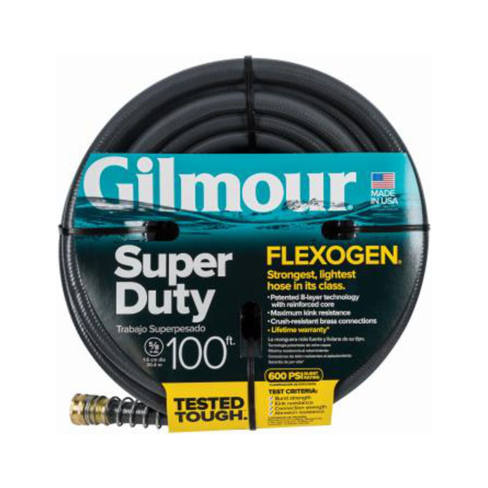 874001-1001 Flexogen Hose, 8-Ply, 5/8-In. x 100-Ft. - Quantity 2 ...