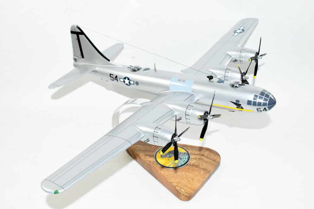 875th BS T-Square 54 B-29 Model, Mahogany, 1/94th Scale, Bomber ...