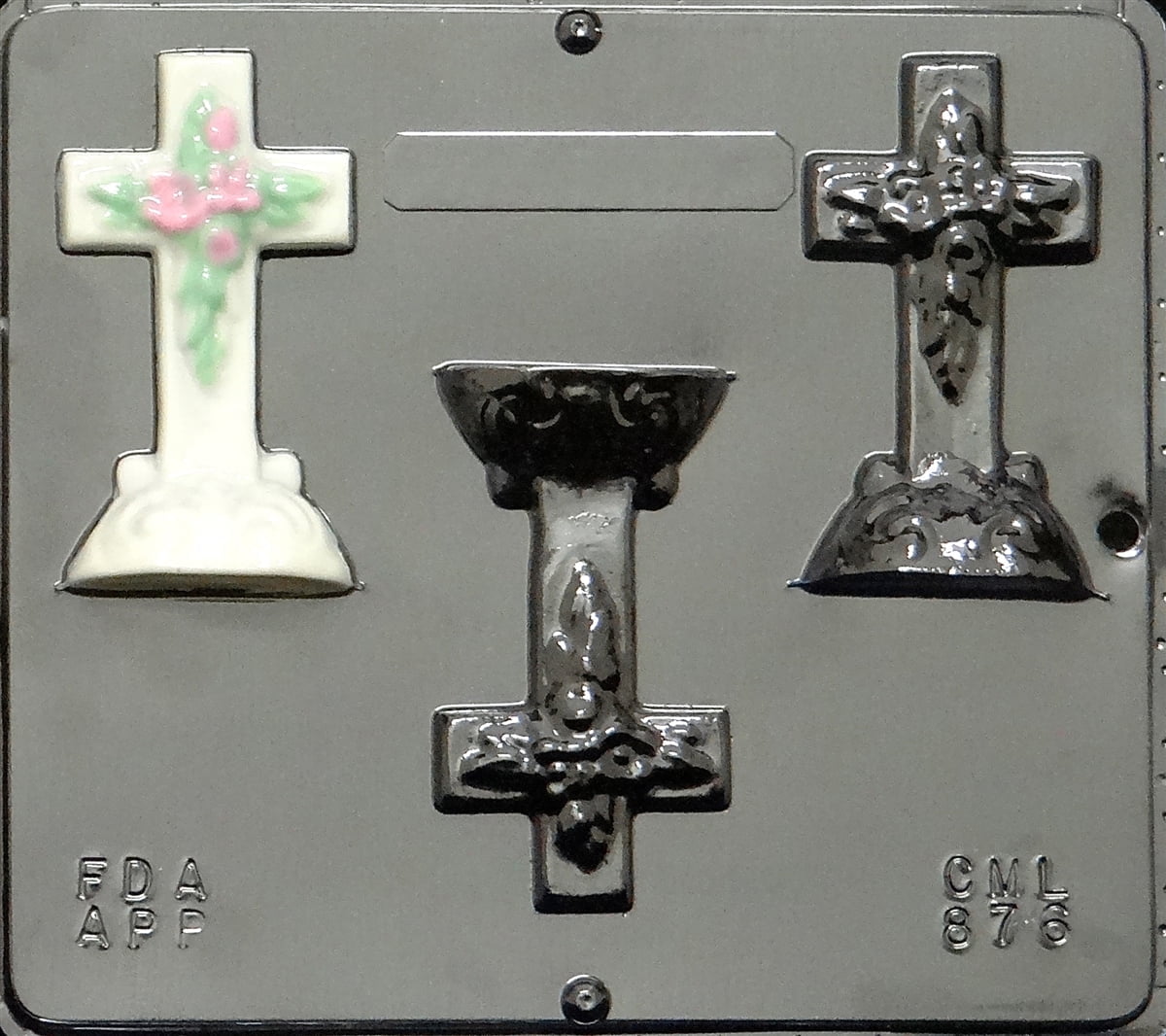 876 Cross on Base Chocolate Candy Mold - Walmart.com