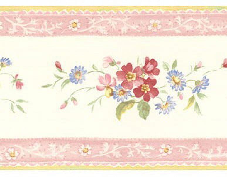 878731 Floral Mini Print Wallpaper Border FP79507 - Walmart.com