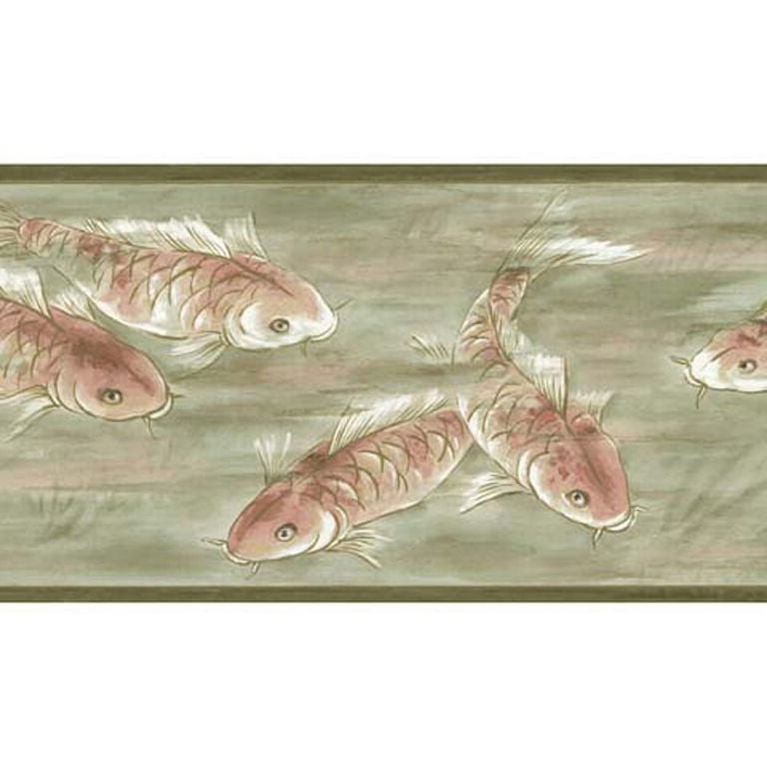 879180 Asian Koi Fish Wallpaper Border 80b64166 - Walmart.com