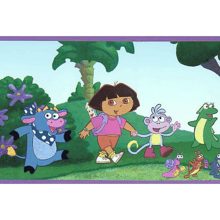879226 Dora The Explorer And Friends Wallpaper Border, 51% OFF