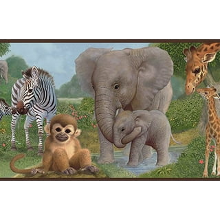 Jungle Animal Border