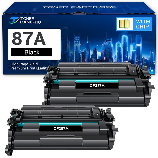 87A CF287A Black Toner WITH-Chip Compatible for HP M501dn Toner ...