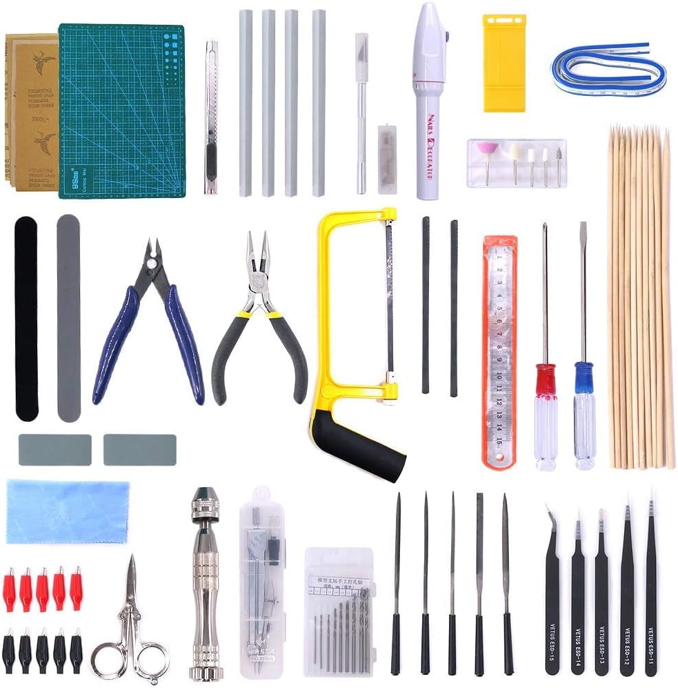 87Pcs Kit Compatible for Gundam Modeler Basic Tools and Gundam Model ...