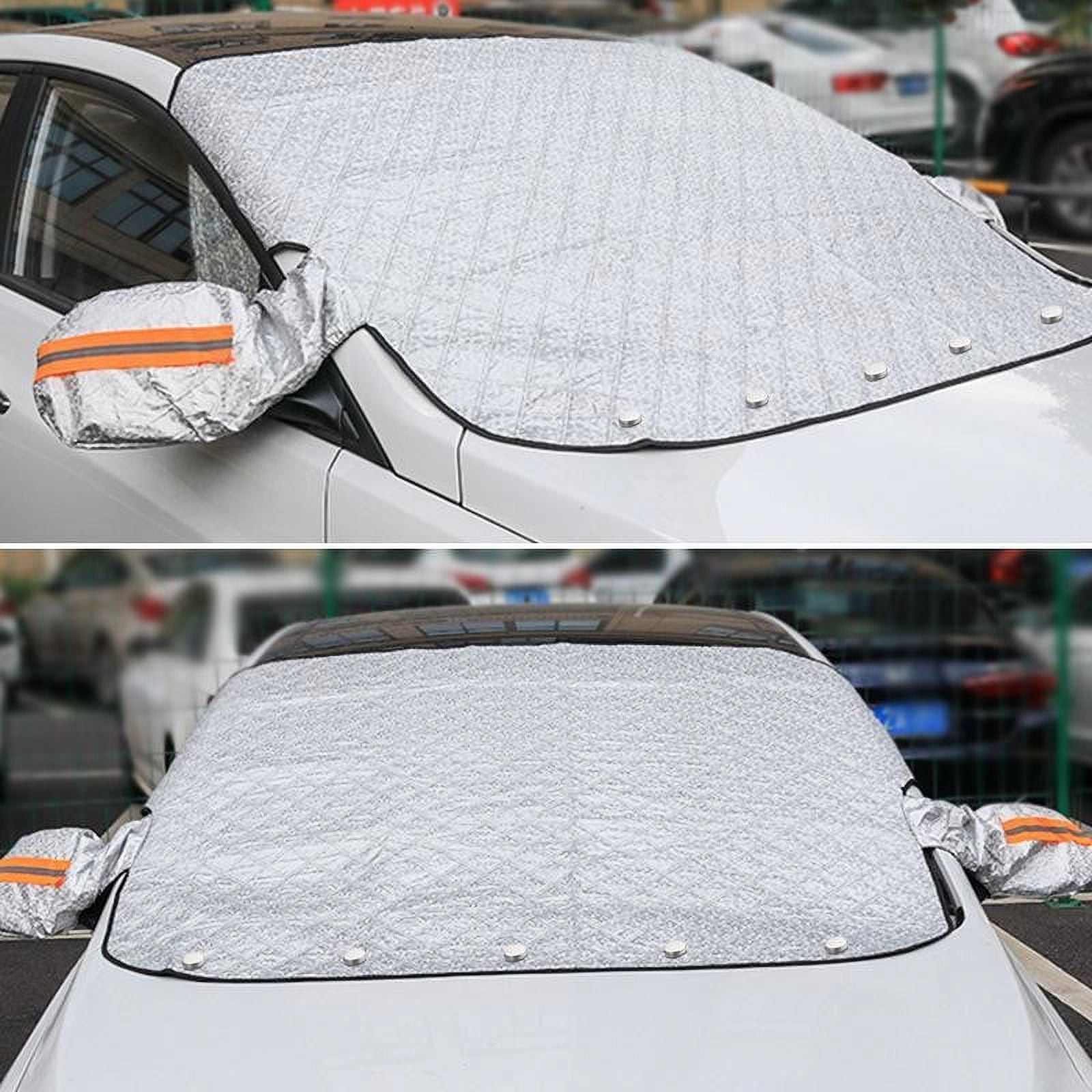 88.6"x43.3" Windshield Cover for Ice Snow Sun, Heavy Duty Ultra Thick ...