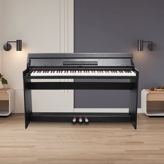 88-Key Digital Piano with Triple Pedals Bluetooth-compatible & USB MIDI ...