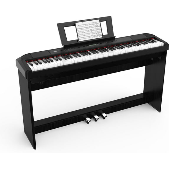 88-Key Fully Weighted Digital Piano, Full-Size Electric Keyboard ...