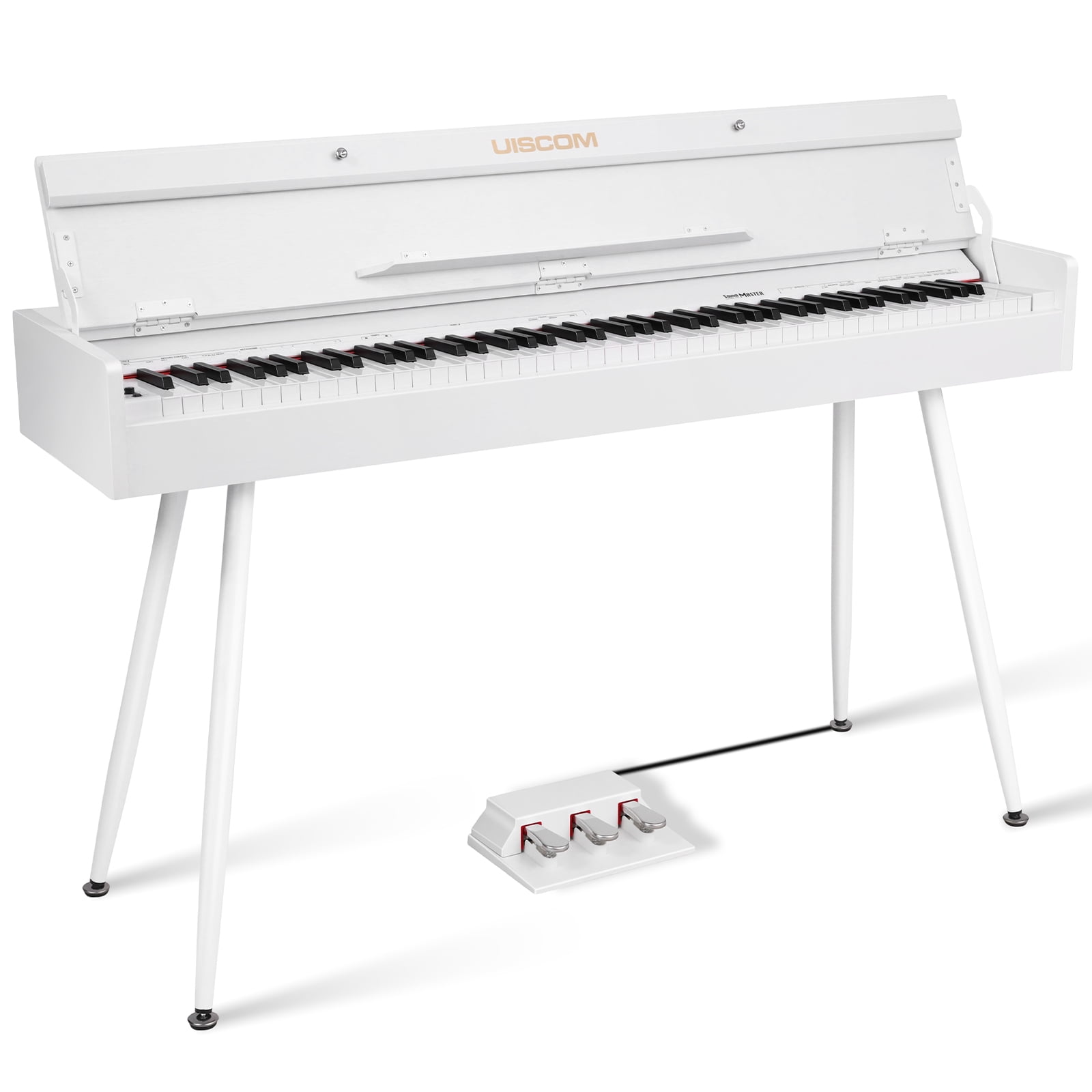 88 Key Weighted Home Digital Piano- Wooden Desk Electric Piano ...