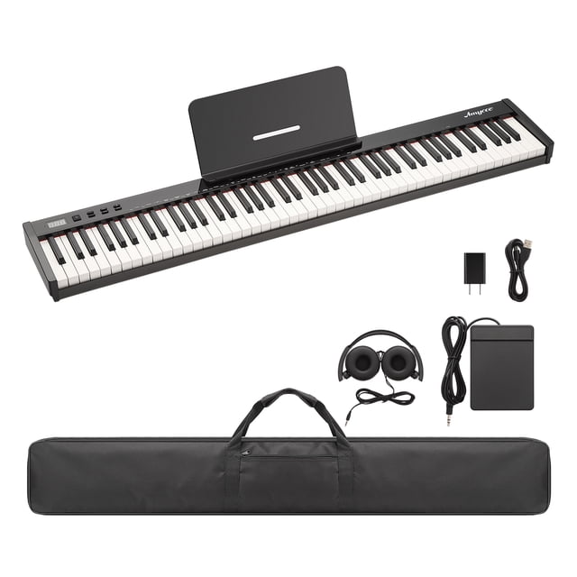 88 Keys Piano Keyboard Set, Electronic Digital Piano with Built-in ...