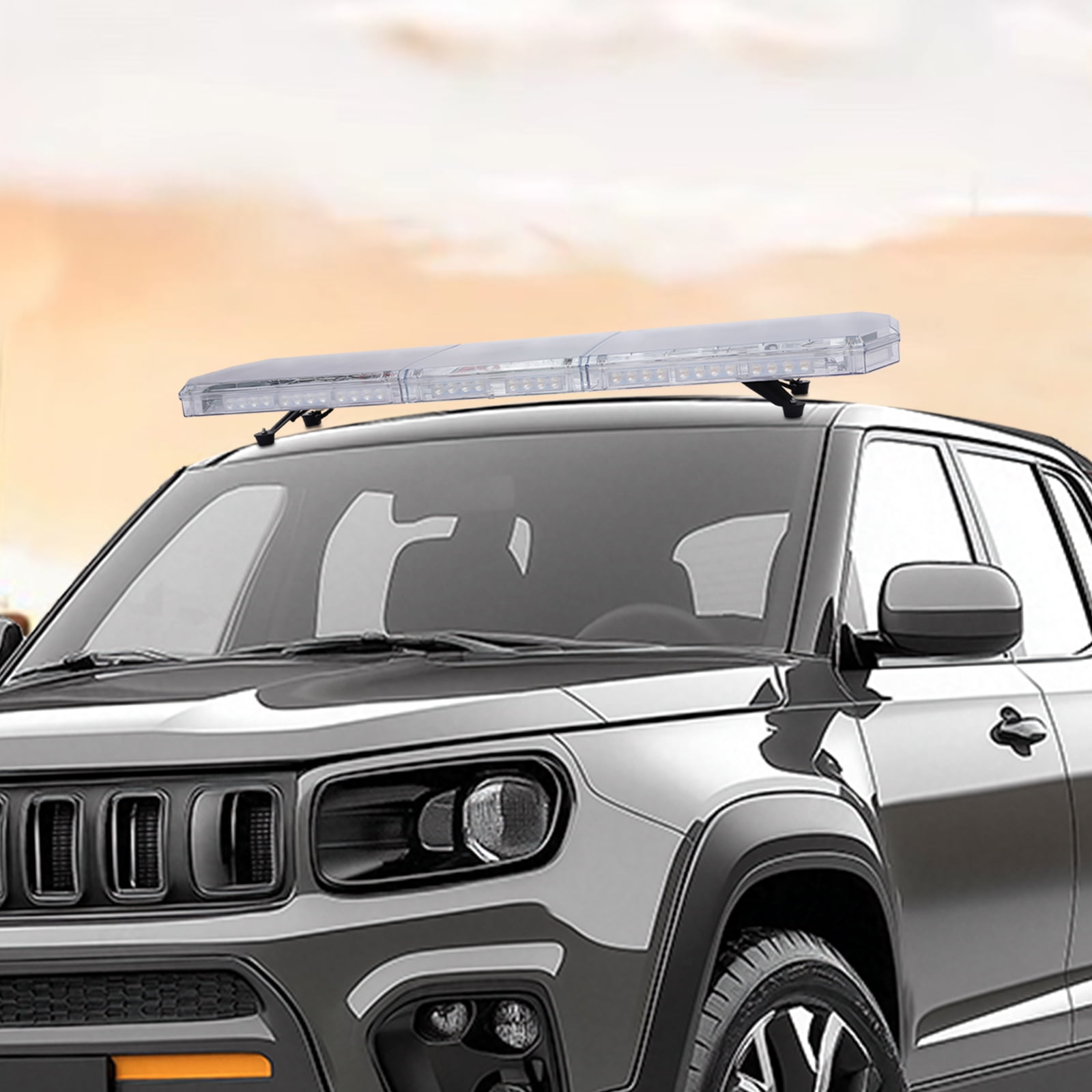 88-LED Strobe Light for DC 12V-24V Vehicles, 16 Flashing Modes, IP65 ...