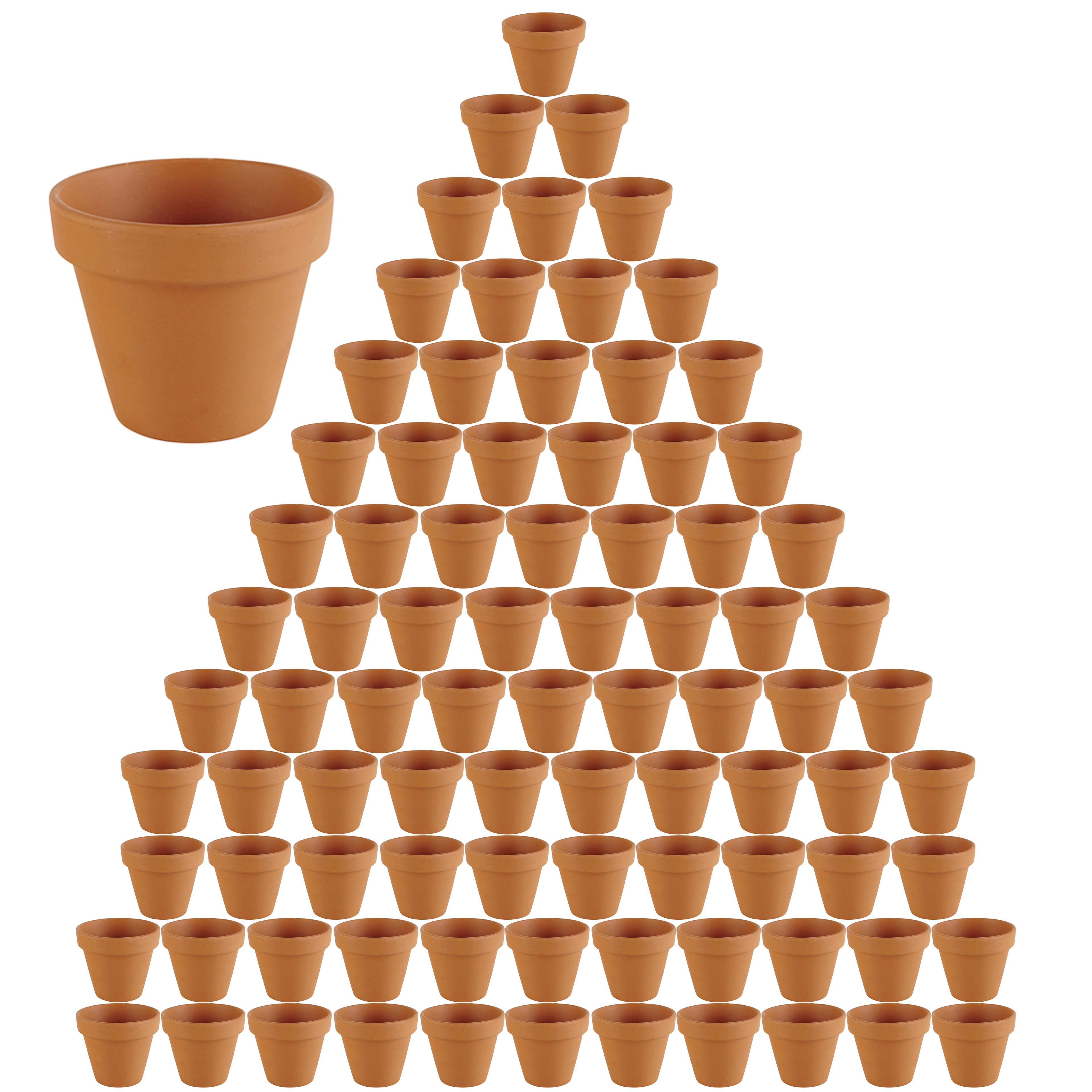 88 Pack: 3" Clay Pot by Ashland - Walmart.com