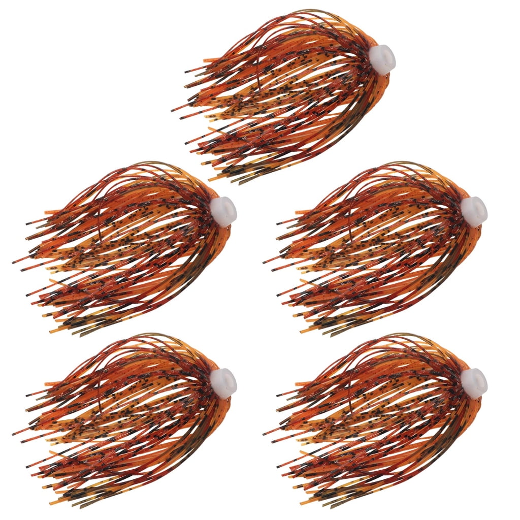 88 Strand Silicone Jig Skirts Spinner Bait Skirts DIY Rubber Jig Lures ...
