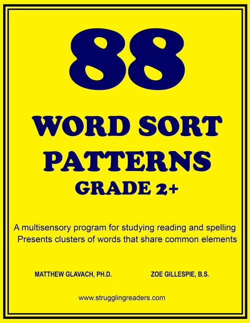 88 Word Sorts /Word Attack Posters 88 Word Sort Patterns, (Paperback ...
