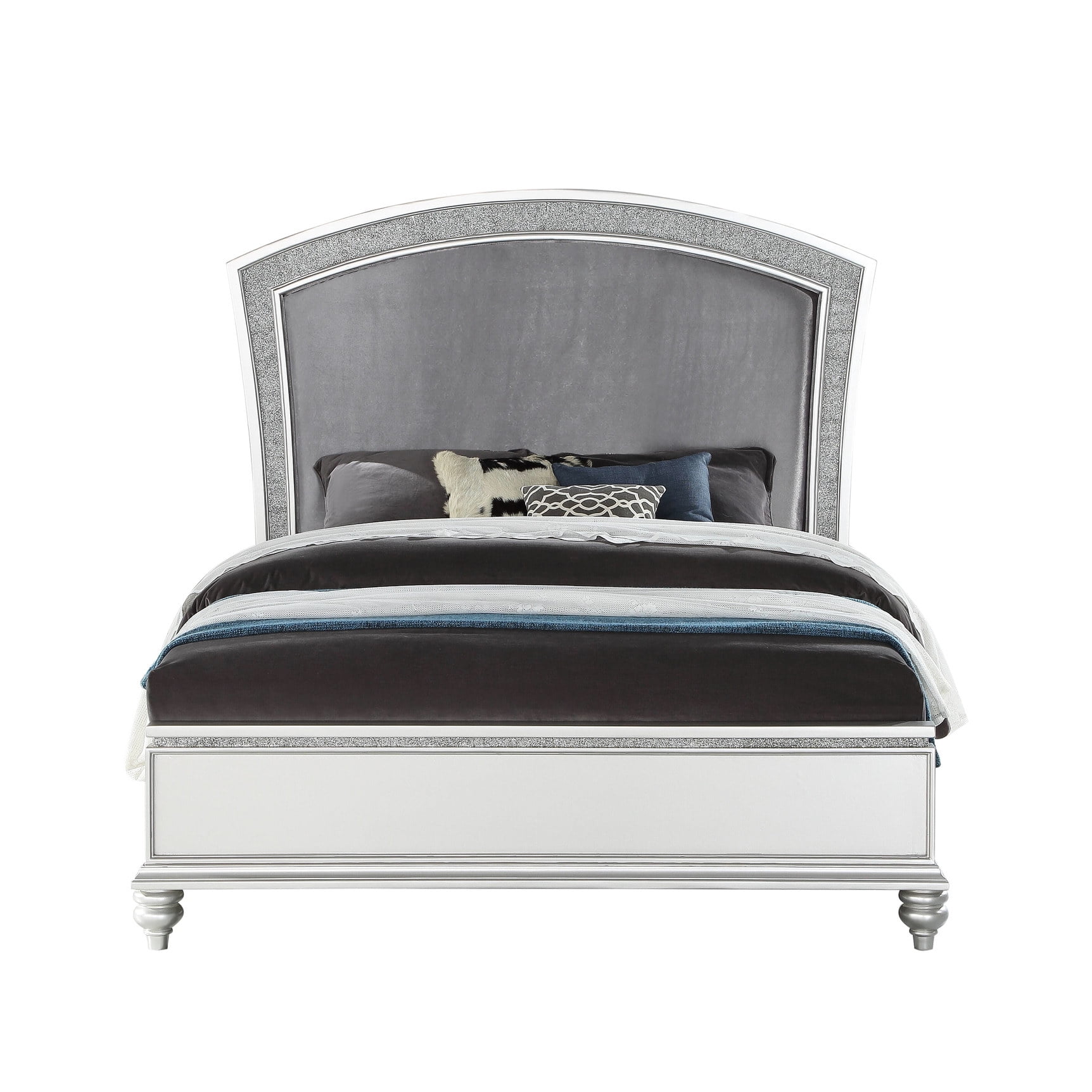 88 - inch Wide Bed - Arched Padded Head - Bedroom - Generous Sleeping ...