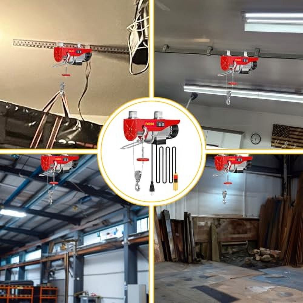 880 LBS Electric Hoists with Wired Remote Control – 110V/120V, 510W ...