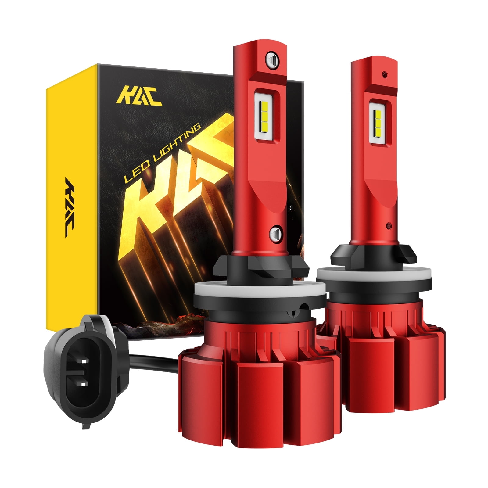 880 LED Fog Light Bulb, 6000K Cool White Super Bright 885 893 899 Fog ...