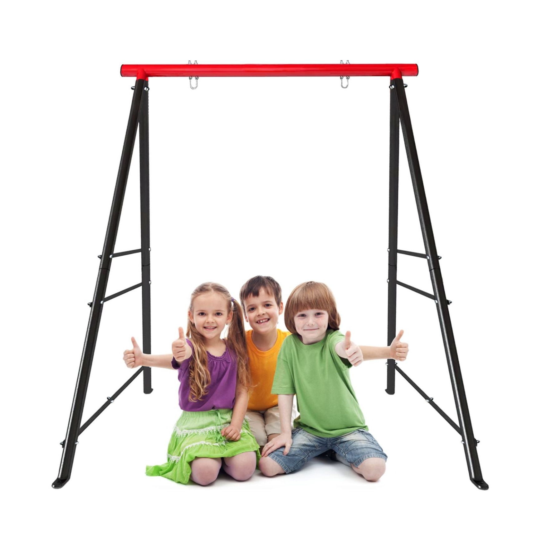 880 Lbs Heavy-Duty A-Frame Swing Stand - Powder Coated Metal, Extra ...