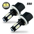 880 White LED Headlight Fog Driving DRL Light Bulbs Halogen Replacement ...