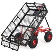 Strongway Garden Wagon, 1400-Lb Capacity, Foldable Side Panels, 50in x ...