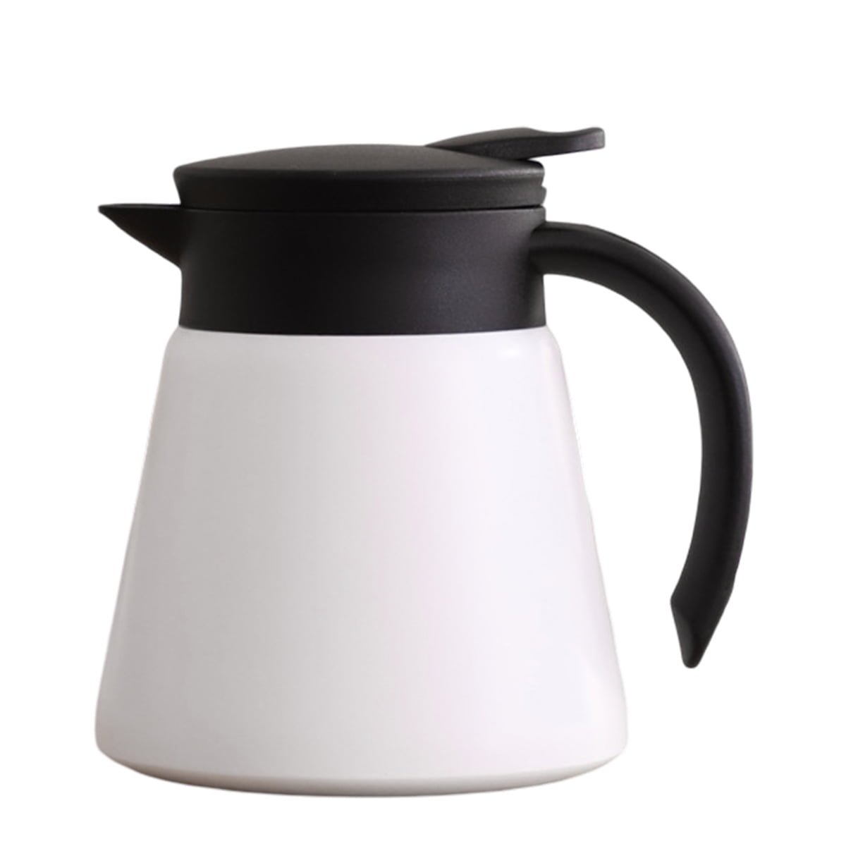 880ml Thermos Jug, Stainless Steel Coffee Pot with Press Button Top ...