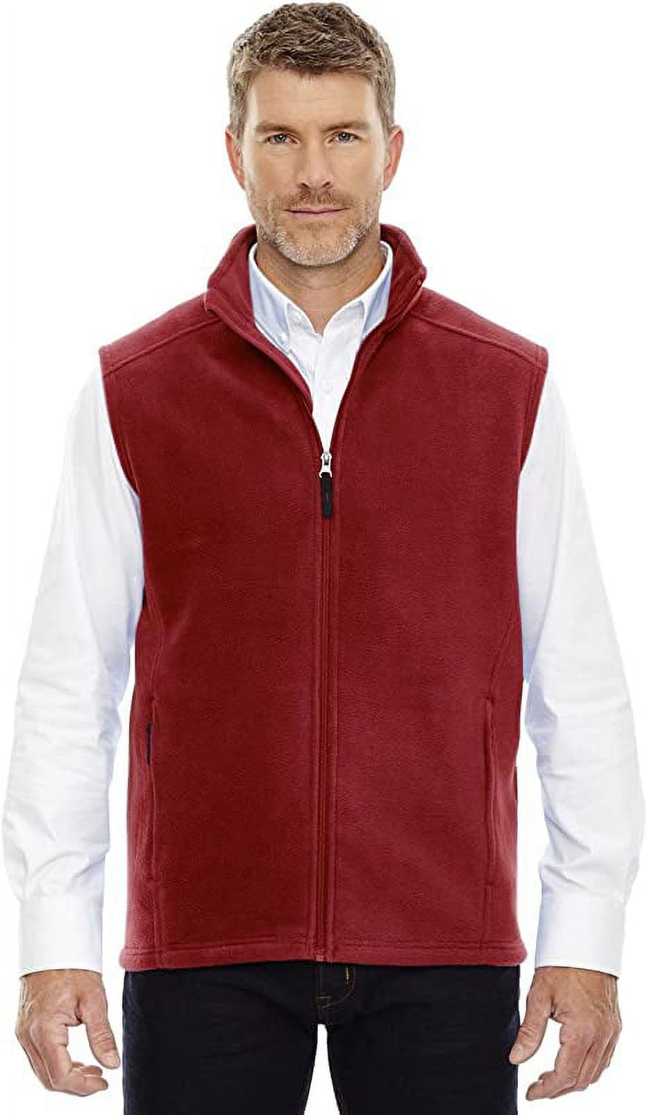 88191 North End Core 365 Men's Journey Fleece Vest Classic Red 2XL ...