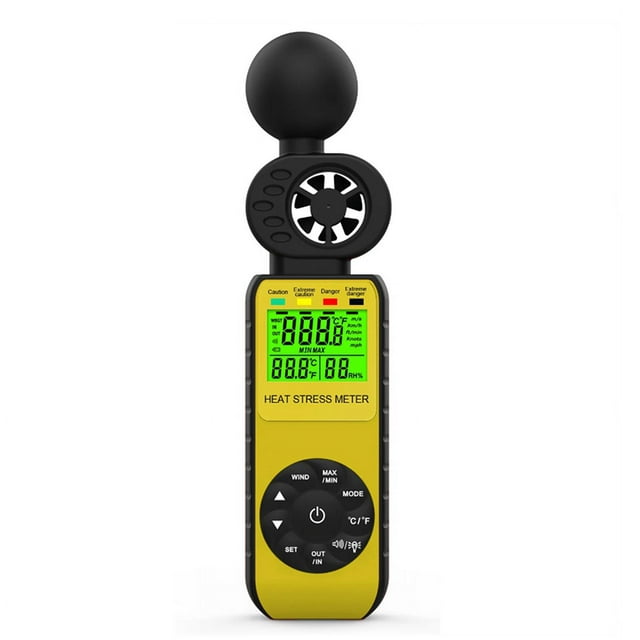 881W Air Anemometer RPM Meter Wind Digital Tachometer Handheld 4 in 1 ...