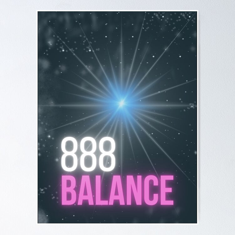 888 Balance Angel Number UNFRAMED Poster, 12x18 - Walmart.com
