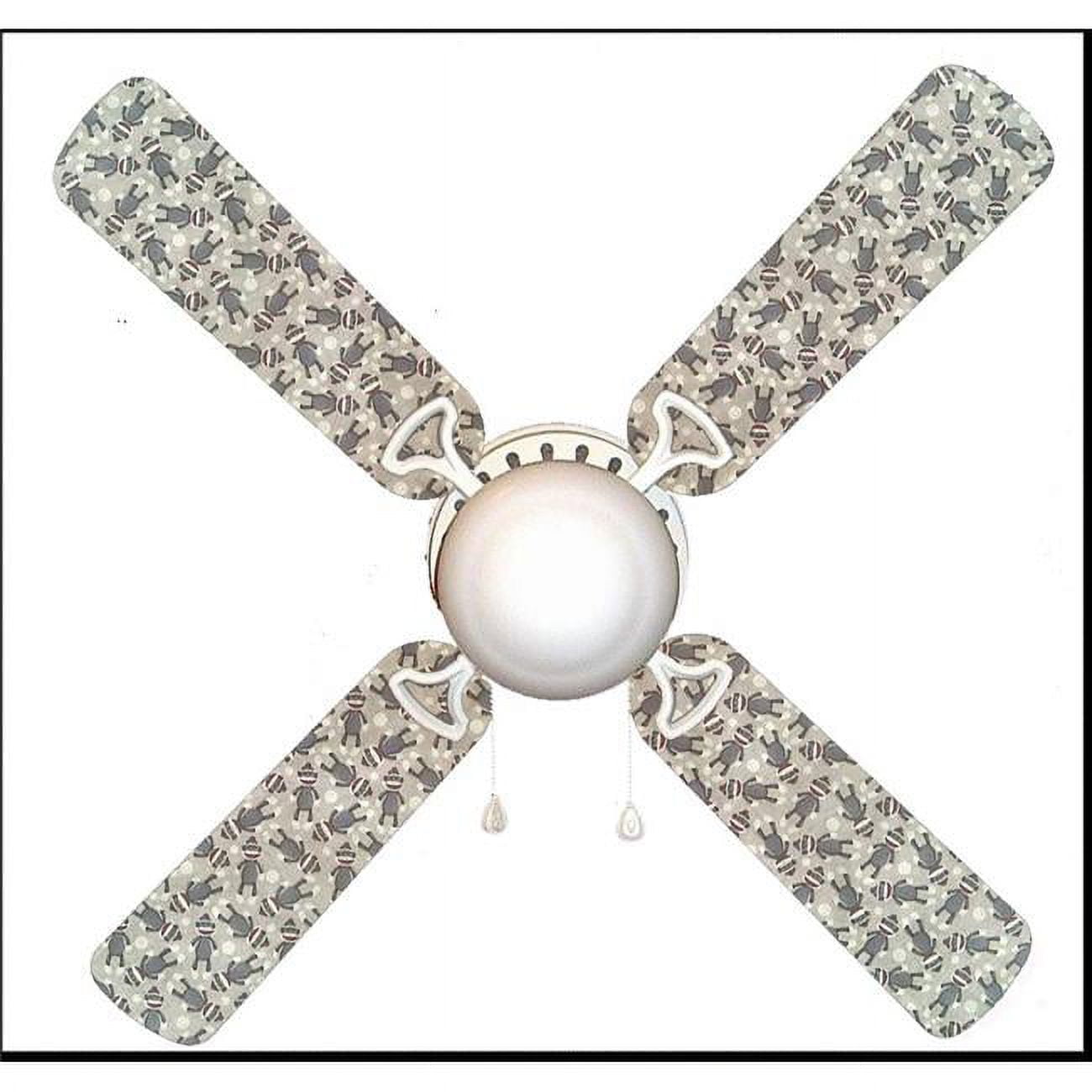 888 Cool Fans F42-0001018 42 in. Classic Sock Monkeys 4-Blades Ceiling ...