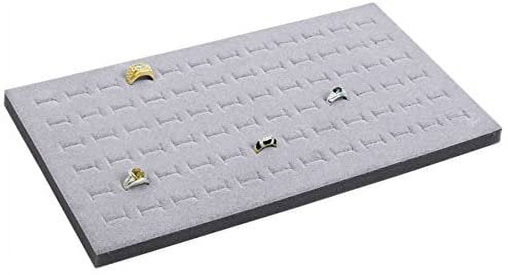 888 Display Grey Jewelry Foams Ring Foam Display Insert Liner 72 Ring ...