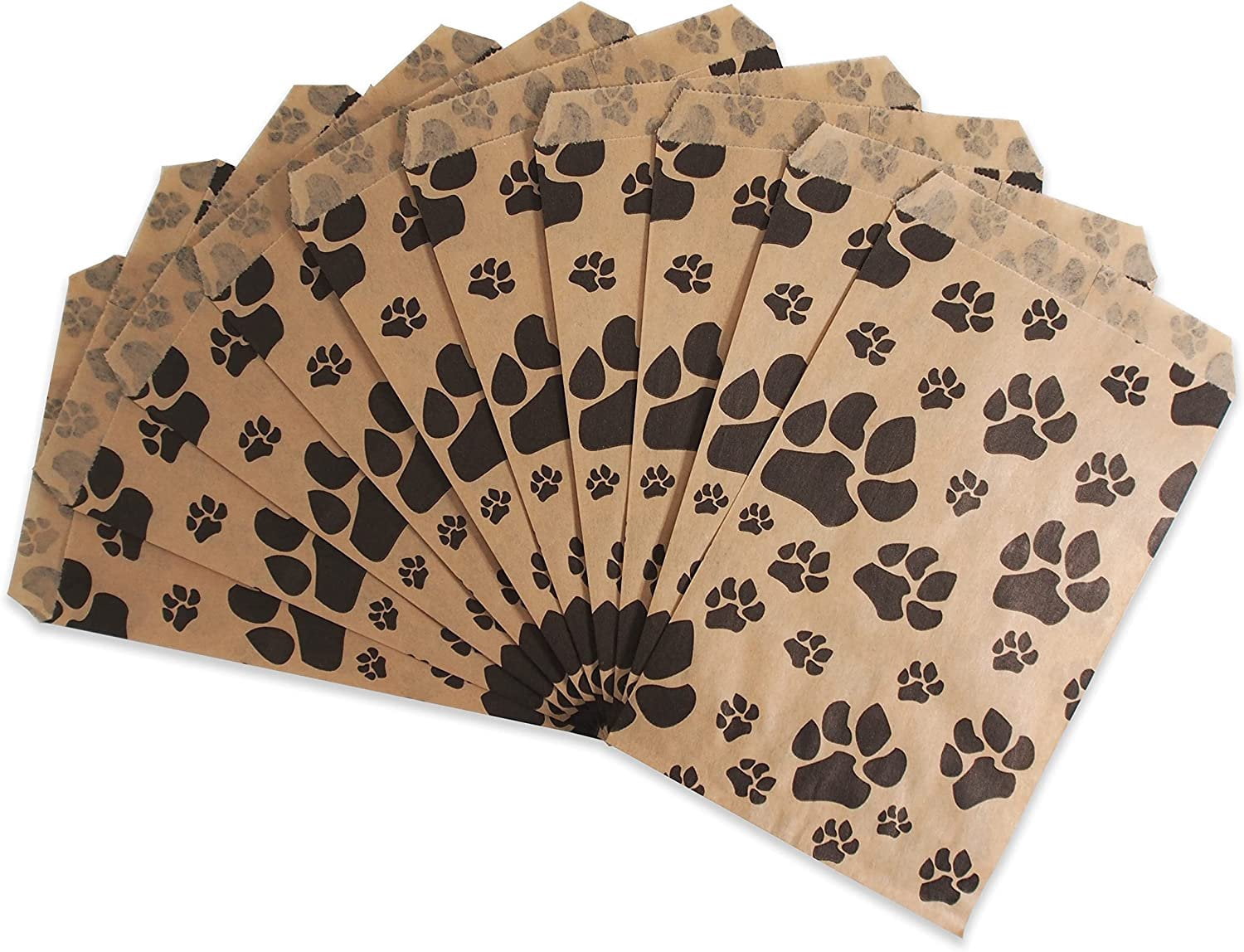 888 Display USA, Inc 50 Bags of our Paw Print Paper Bags, Pet Gift Bags ...