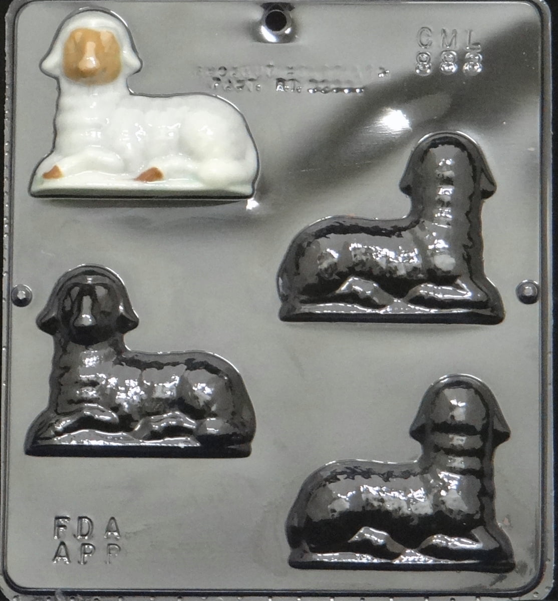 888 Lamb Assembly Chocolate Candy Mold - Walmart.com