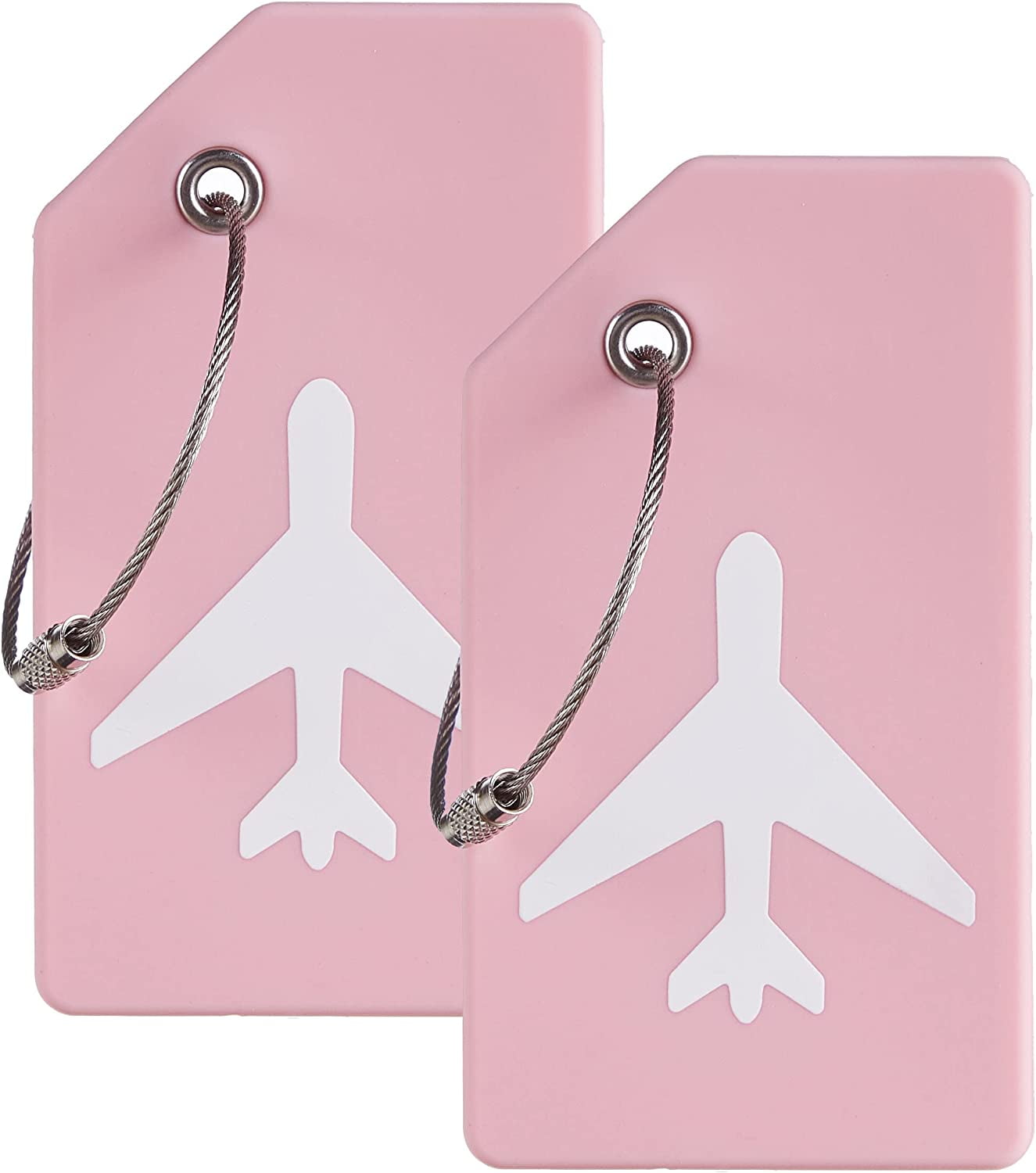 8888 2 Pack Silicone Luggage Tags for Suitcases, 26 Initial Letter ...