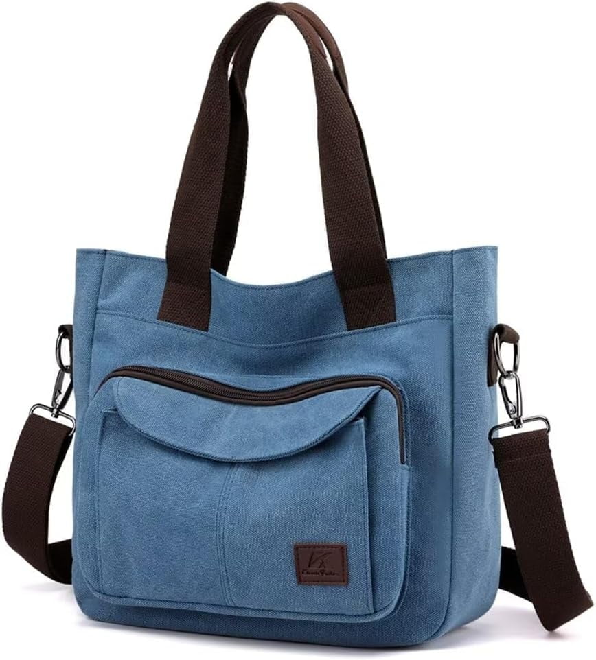 JennyShop Casual Fabric Bag, Hot Sale Canvas Purses and Handbags for ...