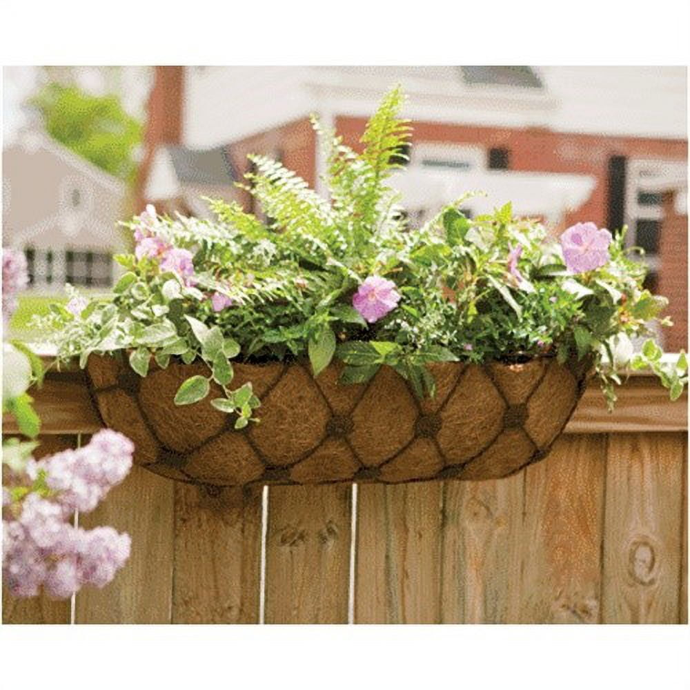 88970 30" Regency Window Box Planter W/Liner, Chestnut Brown - Walmart.com