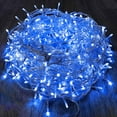 88FT 240LED Extra-Long Connectable String Lights Indoor Outdoor Clear ...