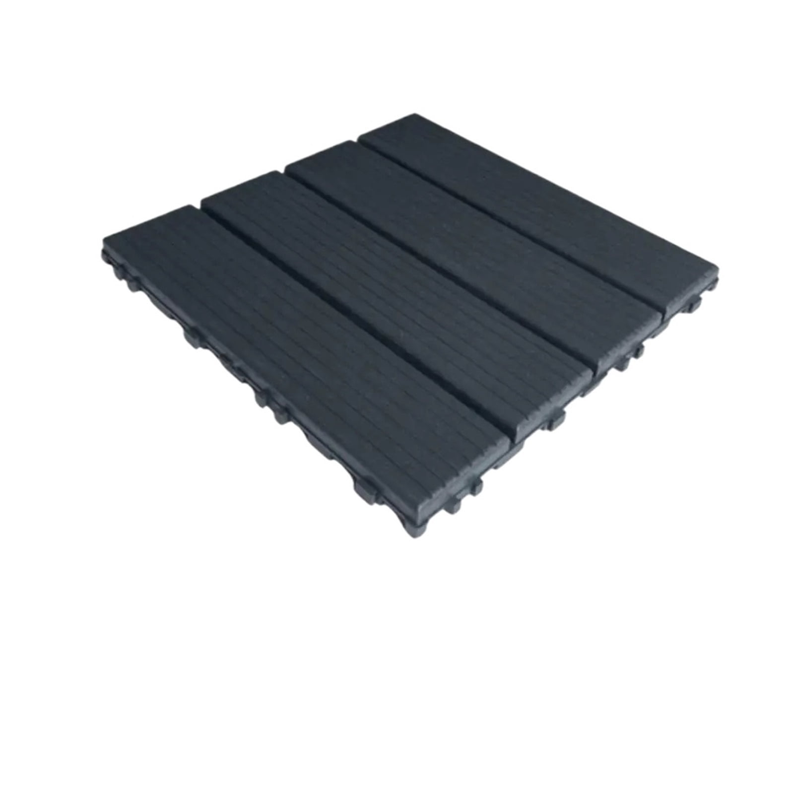 88pcs Dark Grey Interlocking Deck Tiles 11.8x11.8 Non-Slip Waterproof ...