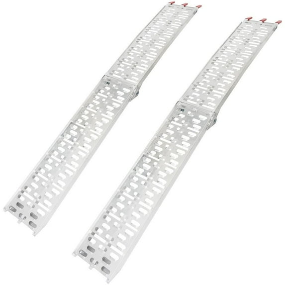 89.25in Portable Folding Lawn Mower & Garden Tractor Loading Ramps for ...