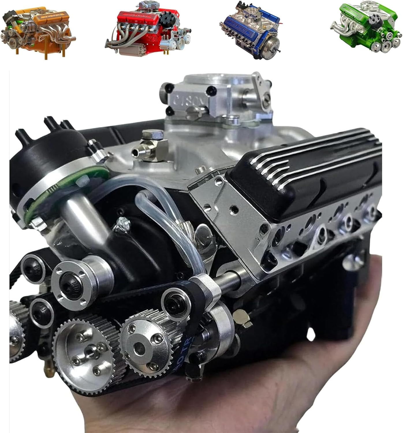 89%-Gasoline Ohv V8 Small-Block Engine Model Kits 4-Stroke 44cc Water ...