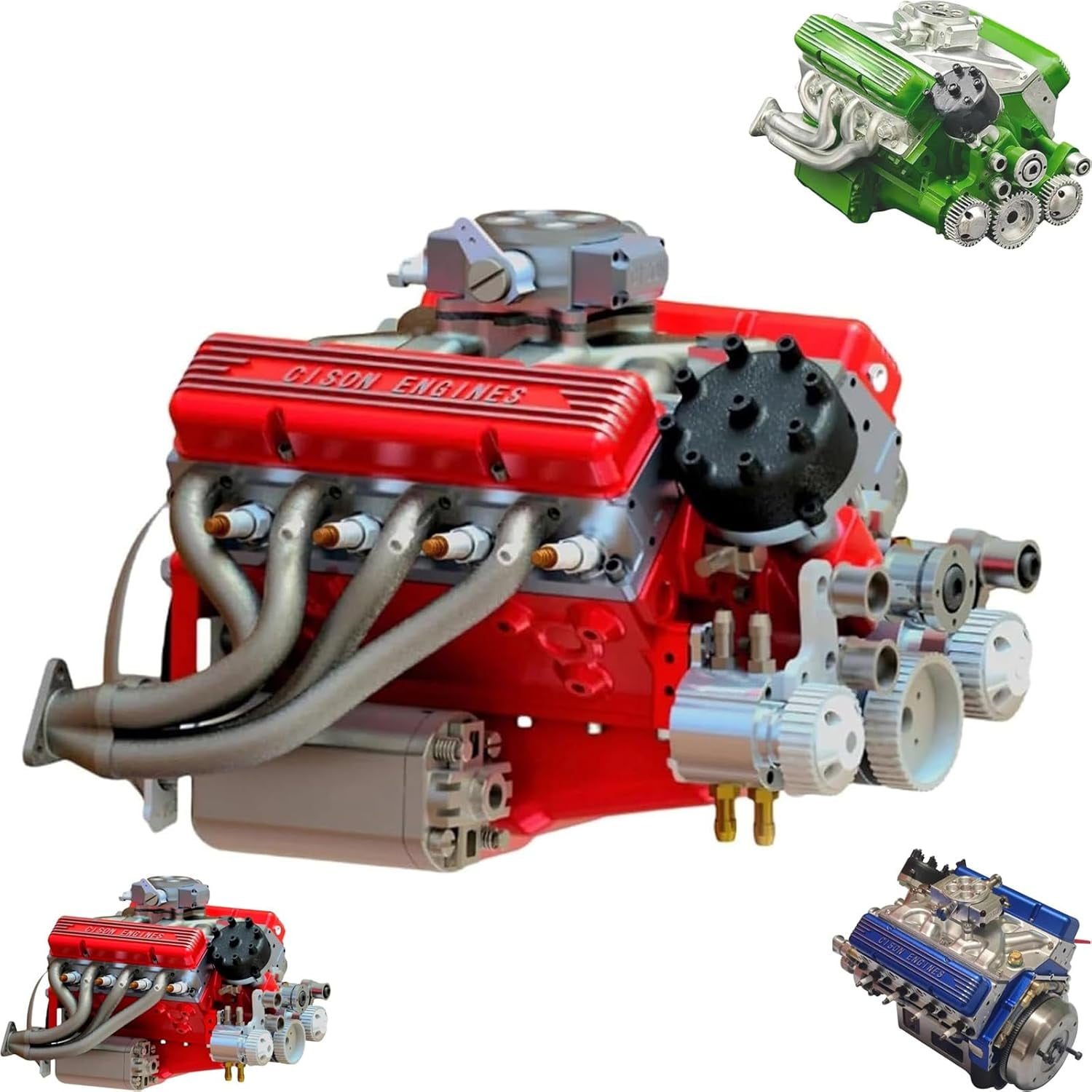 89%-Gasoline Ohv V8 Small-Block Engine Model Kits, Cison V8 Engine Kit ...