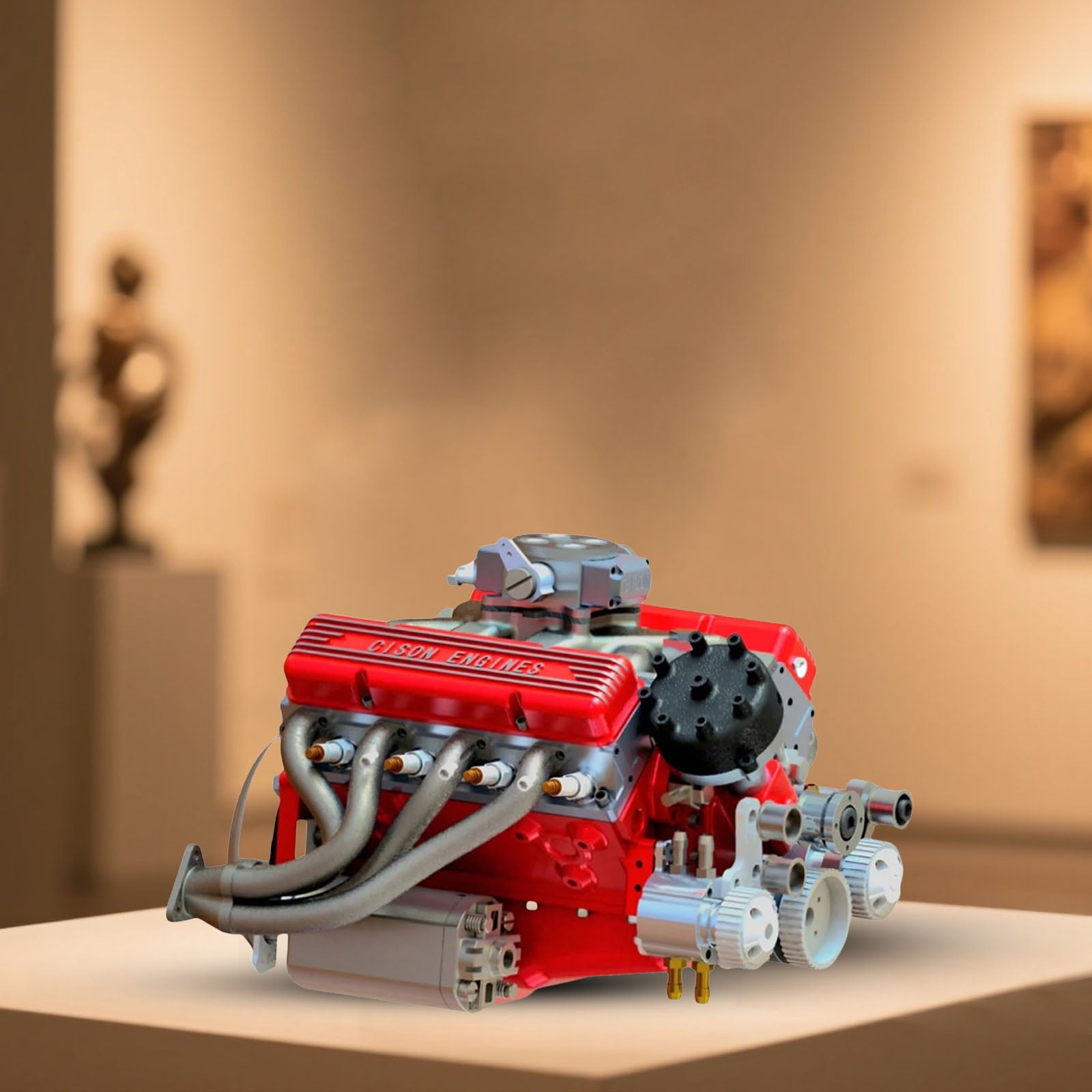 89%-Gasoline Ohv V8 Small-Block Engine Model Kits, Cison V8 Engine Kit ...