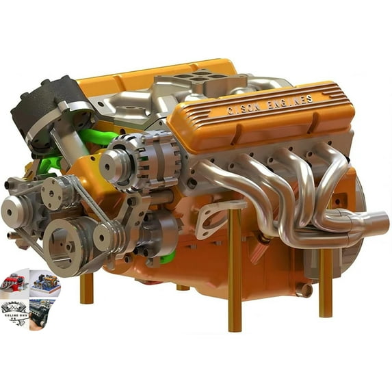 89%-Gasoline Ohv V8 Small-Block Engine Model Kits, Cison V8 Engine Kit ...