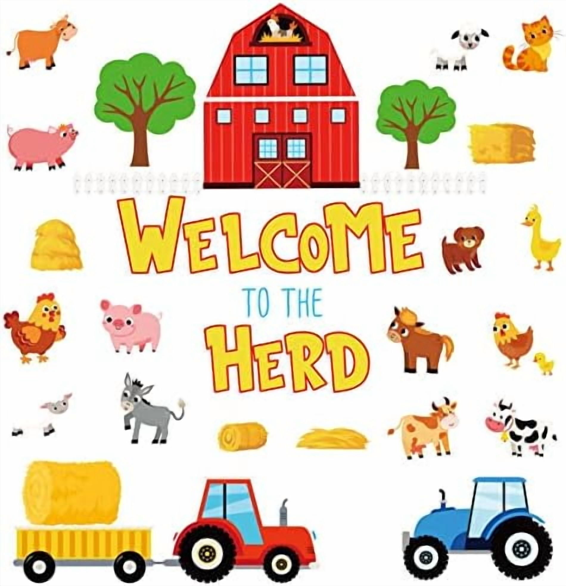 89 Pcs Farm Bulletin Board Cutouts Farm Animals Classroom Decoration ...