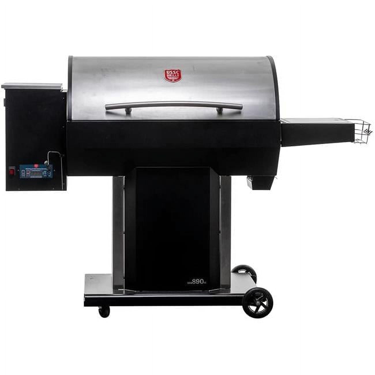 890 sq in. Stainless Steel Wood Pellet Grill & Smoker - Walmart.com