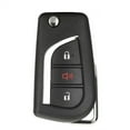 89070-0KB40 FCCID BA2TA 3 Buttons Key 433MHz H-8A Chip For Toyota Hilux ...
