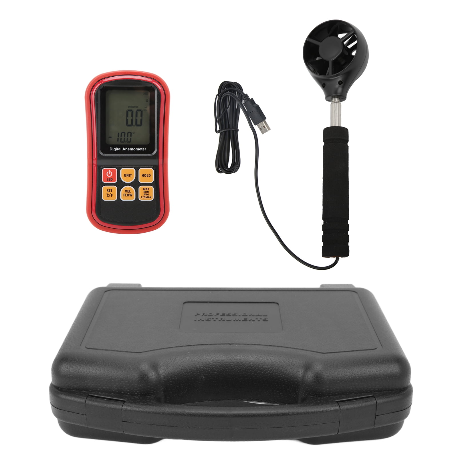 8909 High Accuracy Wind Speed Tester Handhled Digital Anemometer for ...