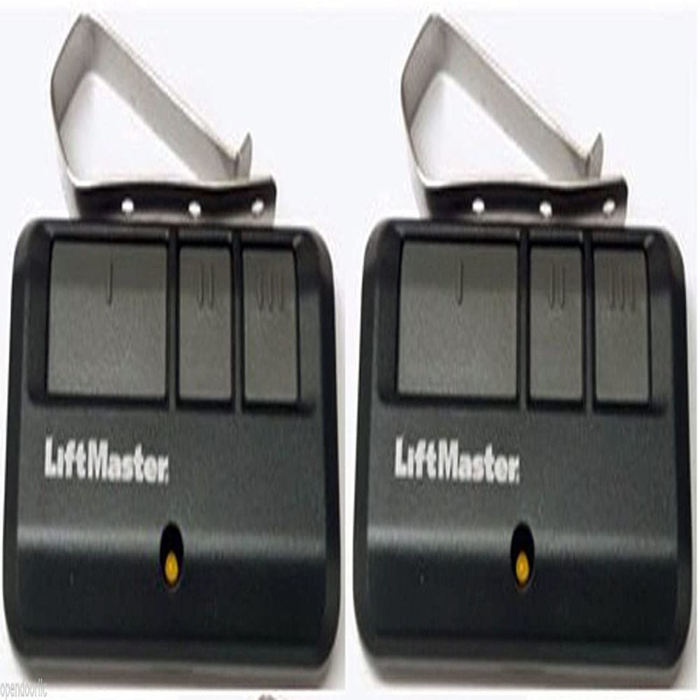 893LM 2-Pack LiftMaster 3 Button Remote Garage Gate Security+ 2.0 myQ ...