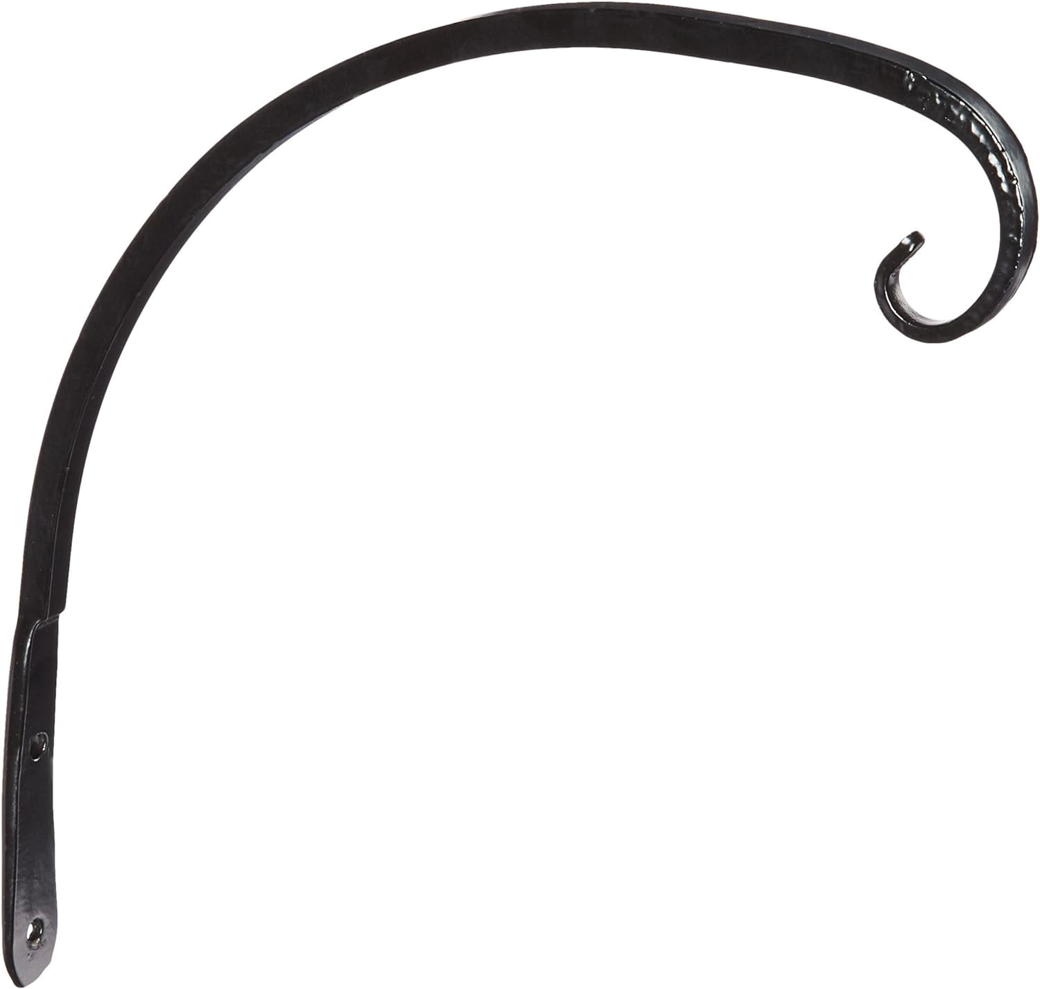 89408 Forged Curved Hook Wrought Iron Hanger, Black, 8-Inch - Walmart.com